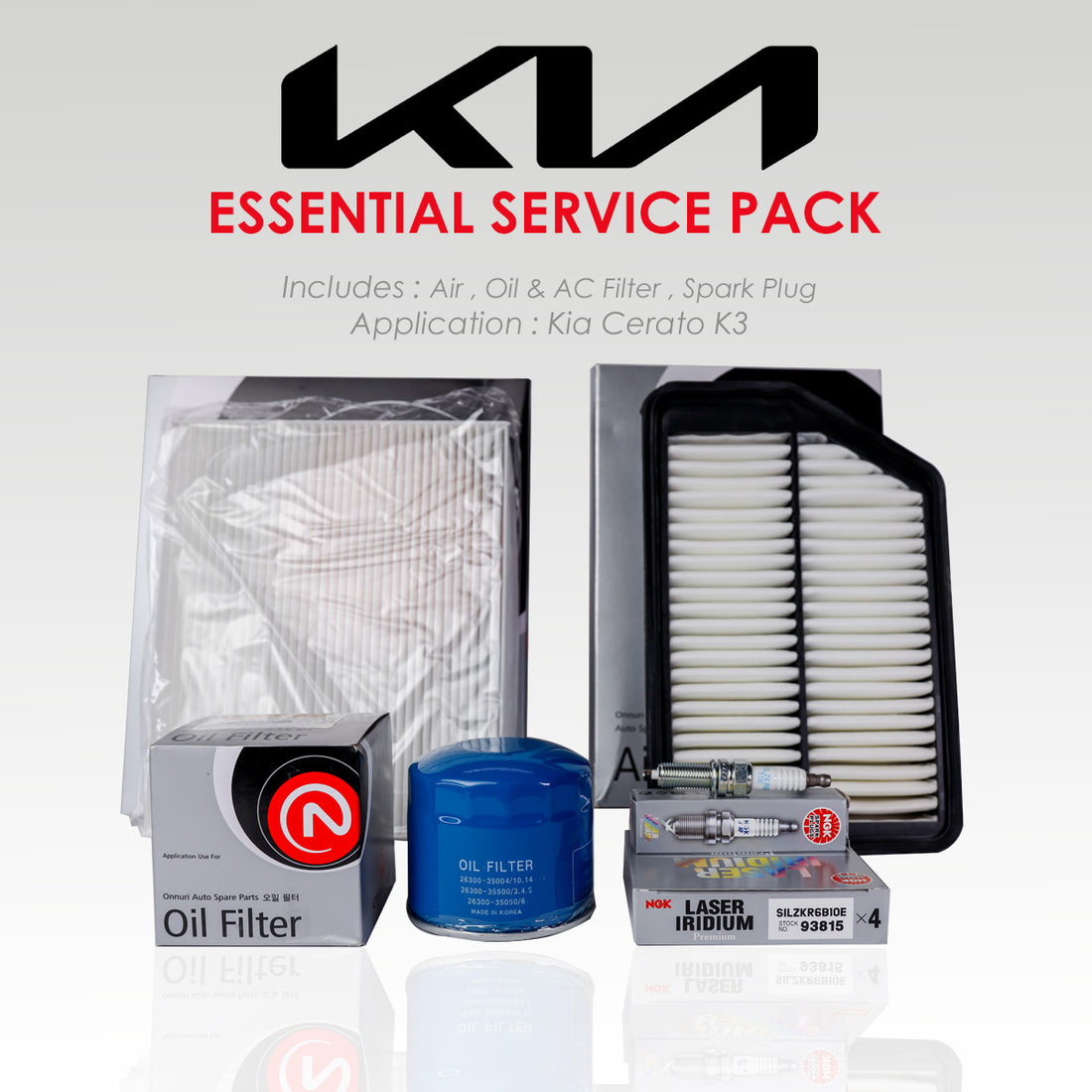 KIA Cerato K3 - Essential Service Pack – Dawaasa